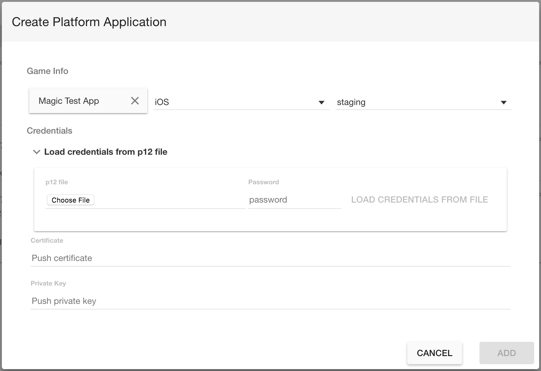 Push | Magmic Documentation